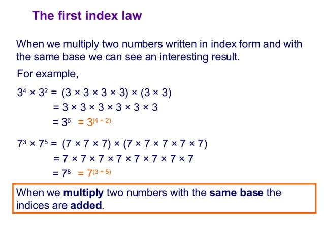 Index Notation | PPT | Physics | Science