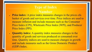 Index Number *a statistical tool that measures changes in a group of data points over time.* | PPT