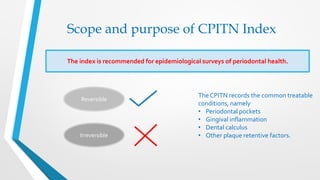 INDEX CPITN, DMFT & DMFS | PDF