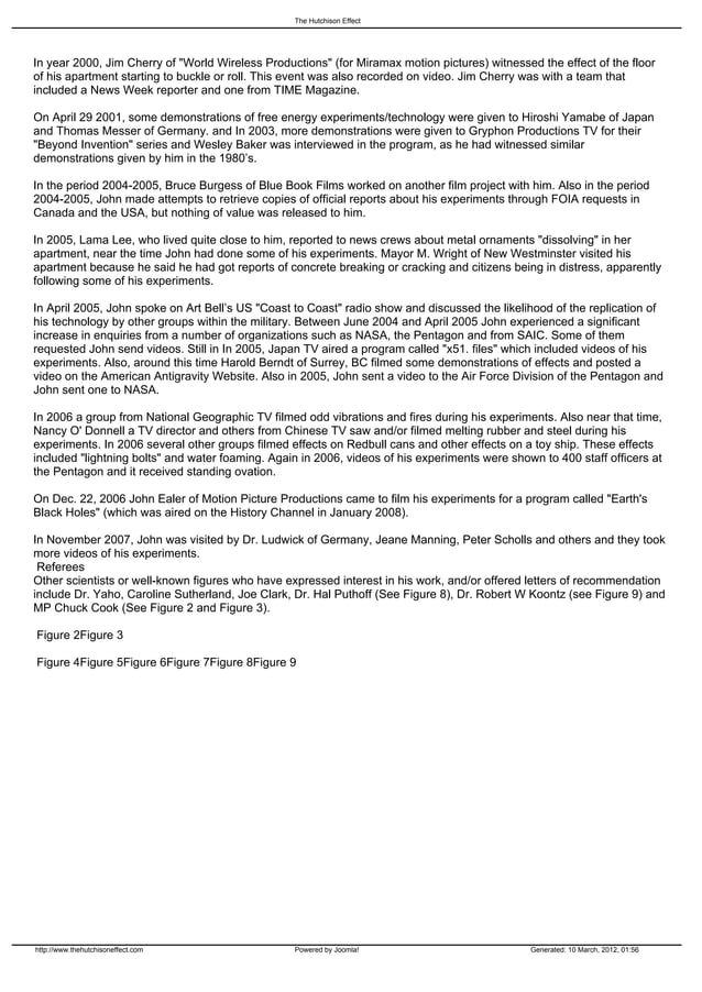 Hutchison Effect Web Info Pdf