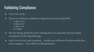 Enforcing API Design Rules for High Quality Code Generation | PPT