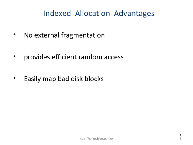 Index allocation 48 1 | PPT