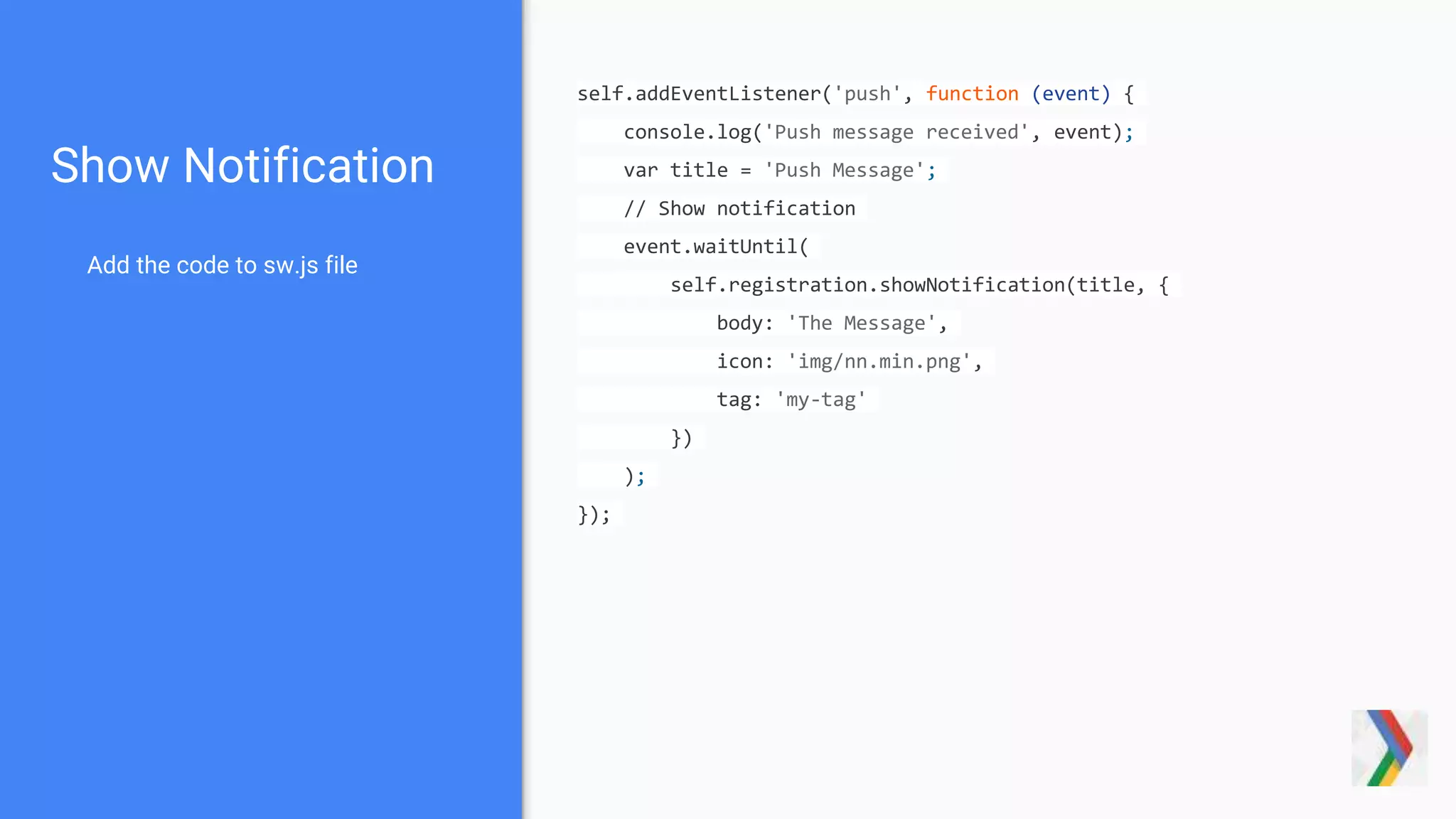 IndexedDB and Push Notifications in Progressive Web Apps | PPT