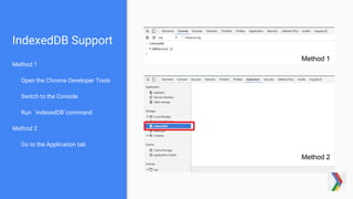 IndexedDB and Push Notifications in Progressive Web Apps | PPT
