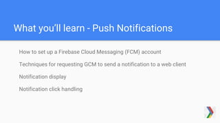IndexedDB and Push Notifications in Progressive Web Apps | PPT