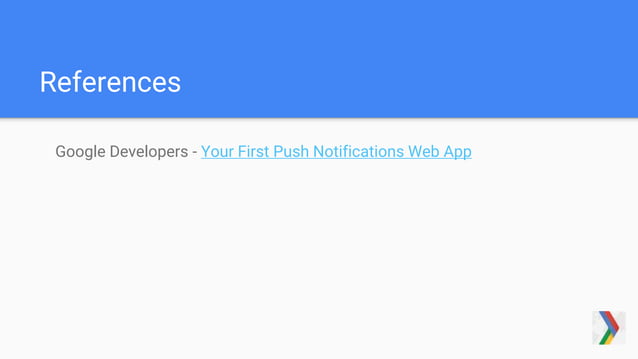 IndexedDB and Push Notifications in Progressive Web Apps | PPT