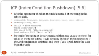 MySQL: Indexing for Better Performance | PDF | Databases | Computer Software and Applications