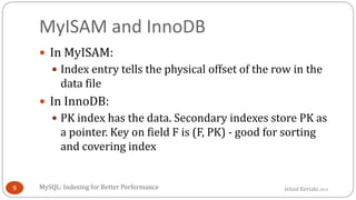 MySQL: Indexing for Better Performance | PDF | Databases | Computer Software and Applications