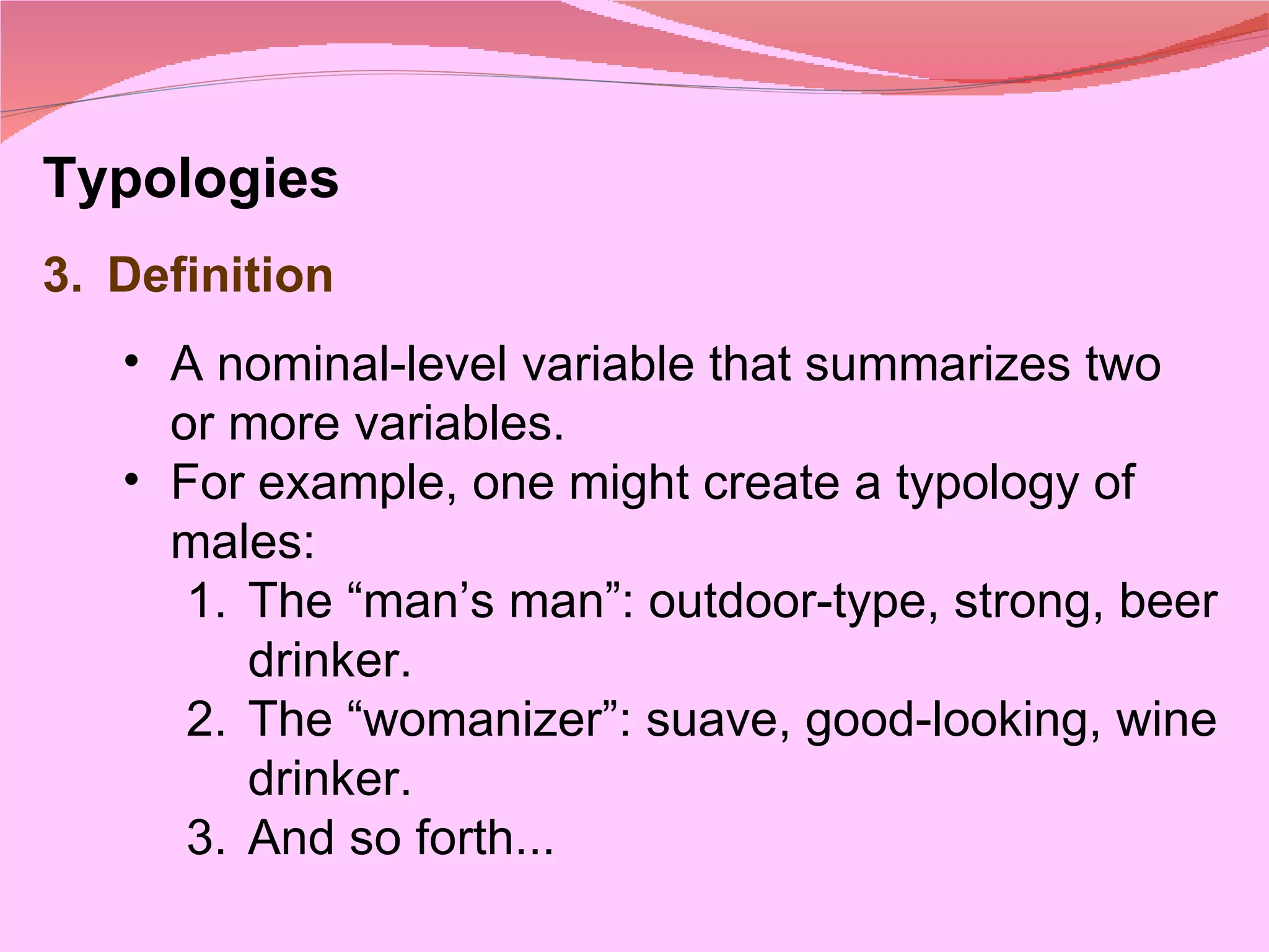Indexes scales and typologies | PPT