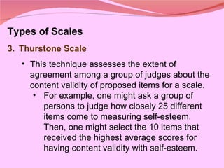 Indexes scales and typologies | PPT