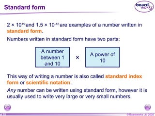 TH - IB - MSSL - Standard Index Form | PPT