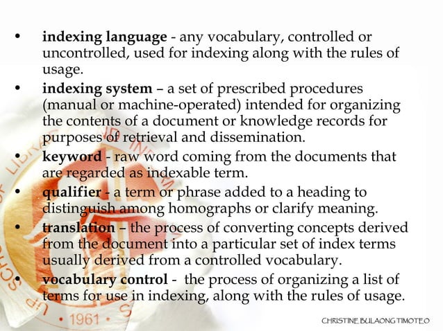 Indexing | PPT | Search | Internet
