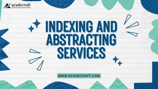 Indexing And Abstracting Service Provider - Acadecraft | PDF