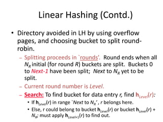INDEXING AND HASHING UNIT 4 SILBERSCHATZ | PPT