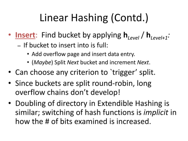 INDEXING AND HASHING UNIT 4 SILBERSCHATZ | PPT