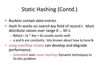 INDEXING AND HASHING UNIT 4 SILBERSCHATZ | PPT