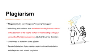 Indexing, Impact Factor and Plagiarism.pptx