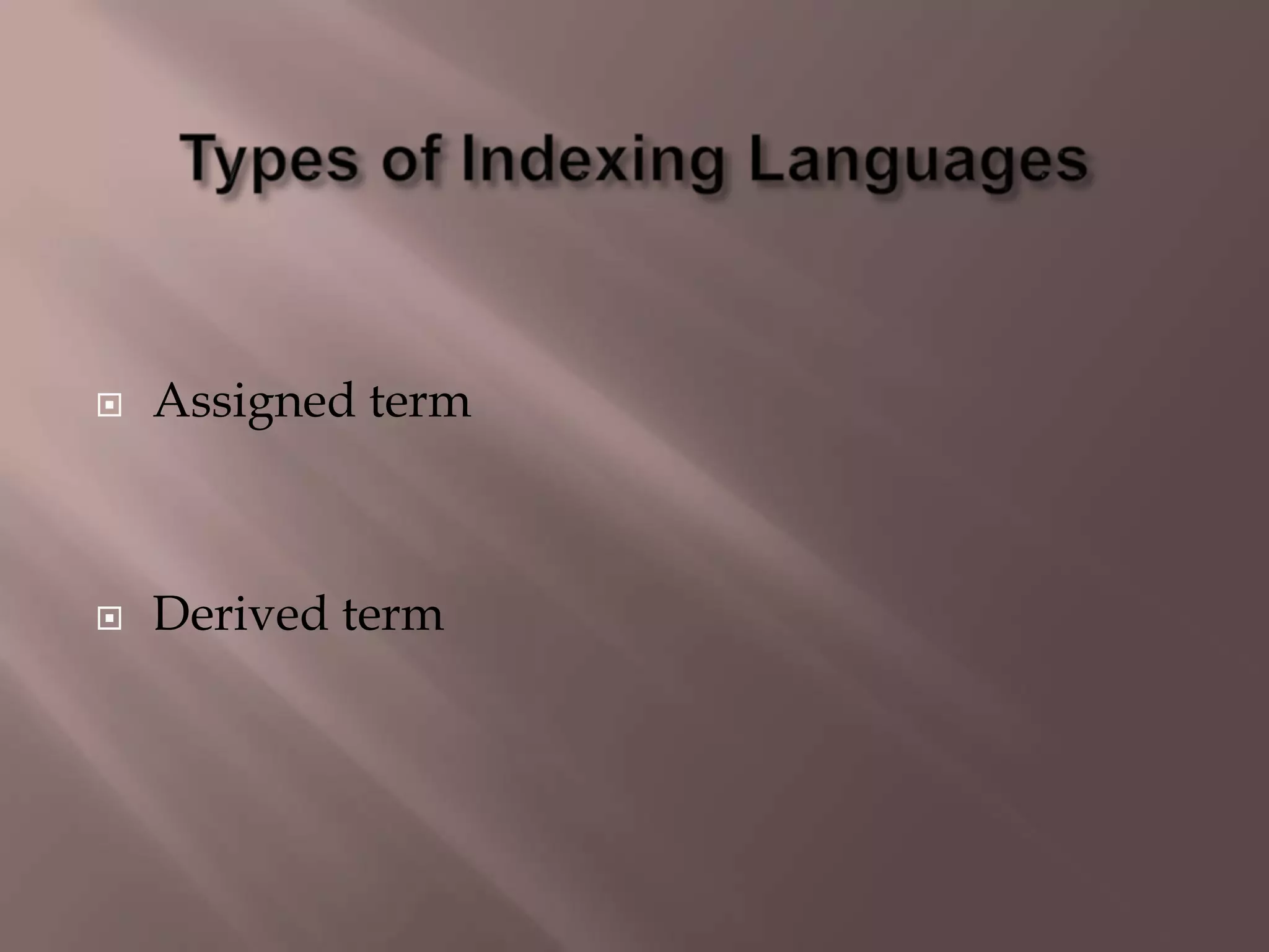 Indexing languages (2) | PPTX | Programming Languages | Computing