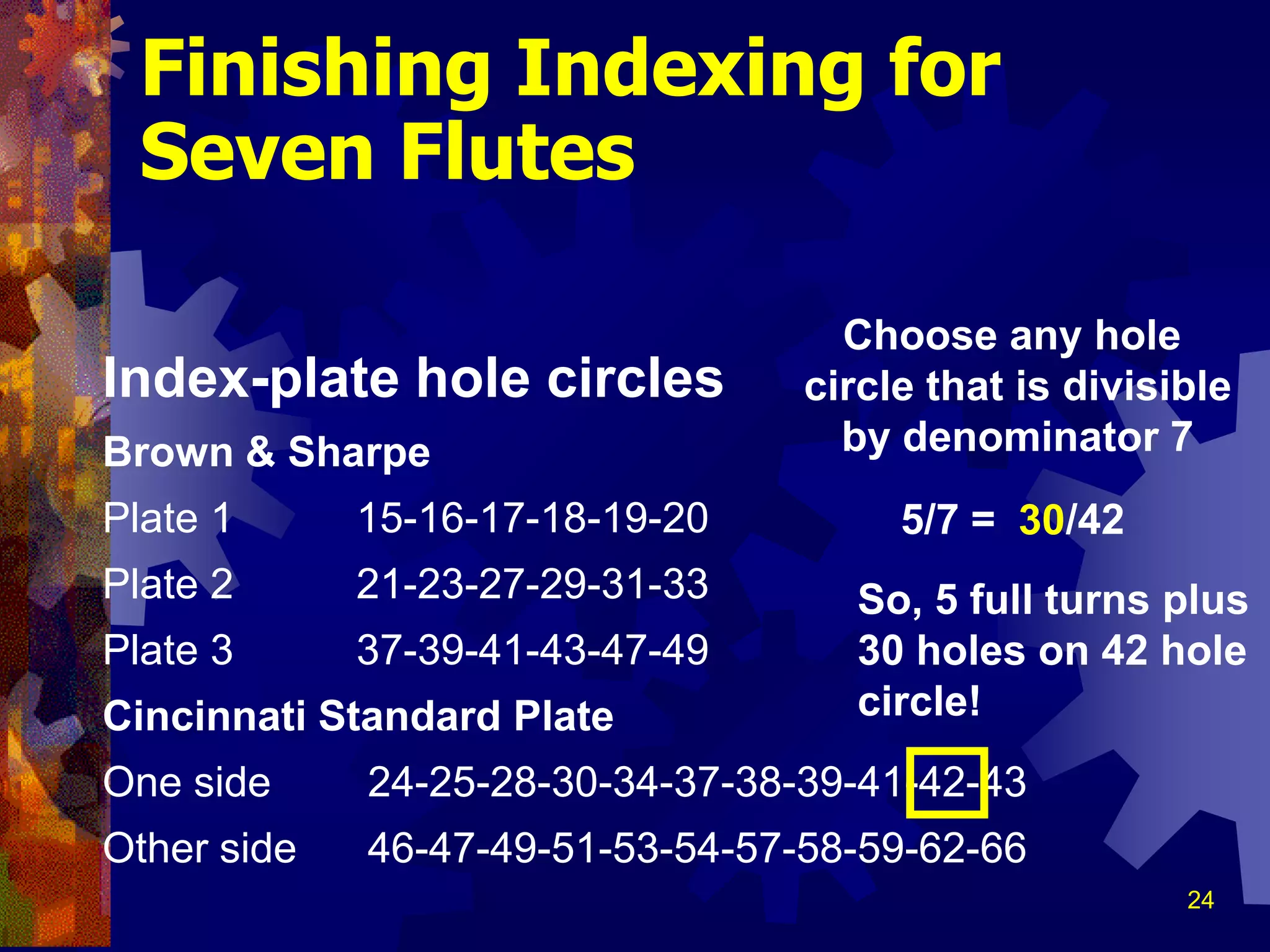 machining and machine tool (Indexing milling machine) | PDF