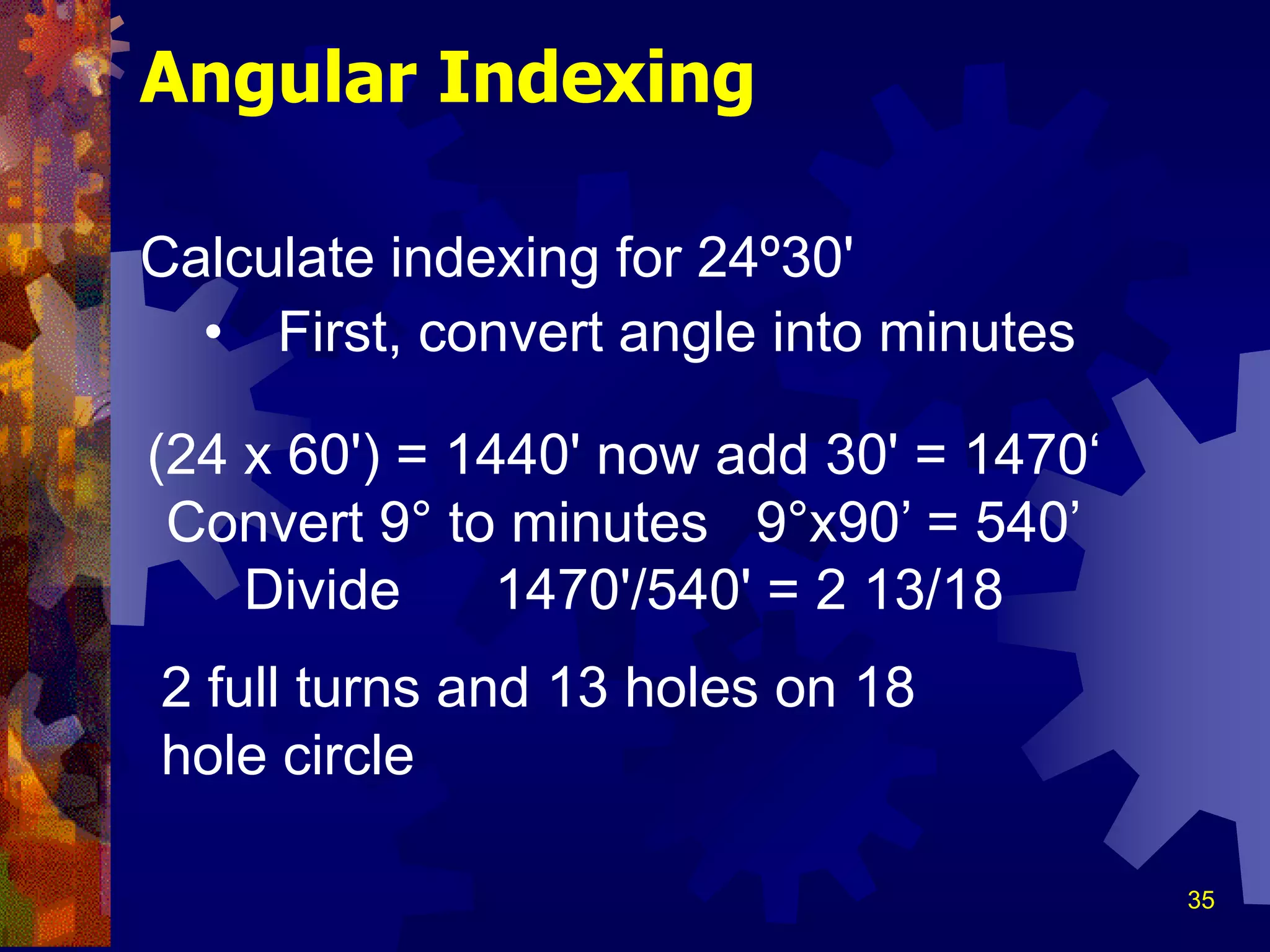 machining and machine tool (Indexing milling machine) | PDF