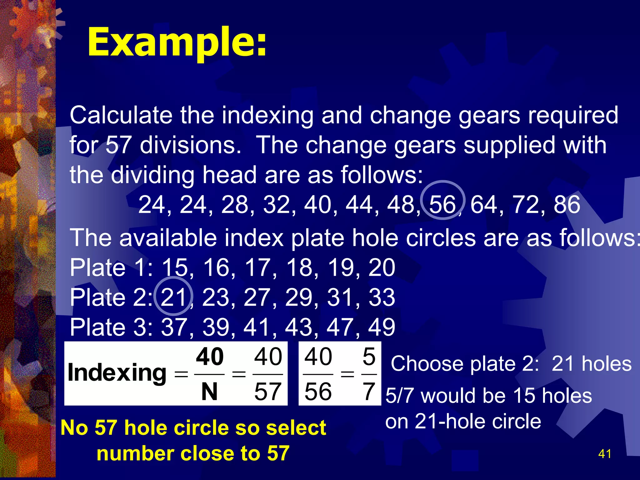 machining and machine tool (Indexing milling machine) | PDF