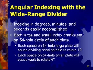 machining and machine tool (Indexing milling machine) | PDF