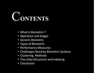 Indexing of large biometric database | PPT