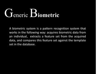 Indexing of large biometric database | PPT