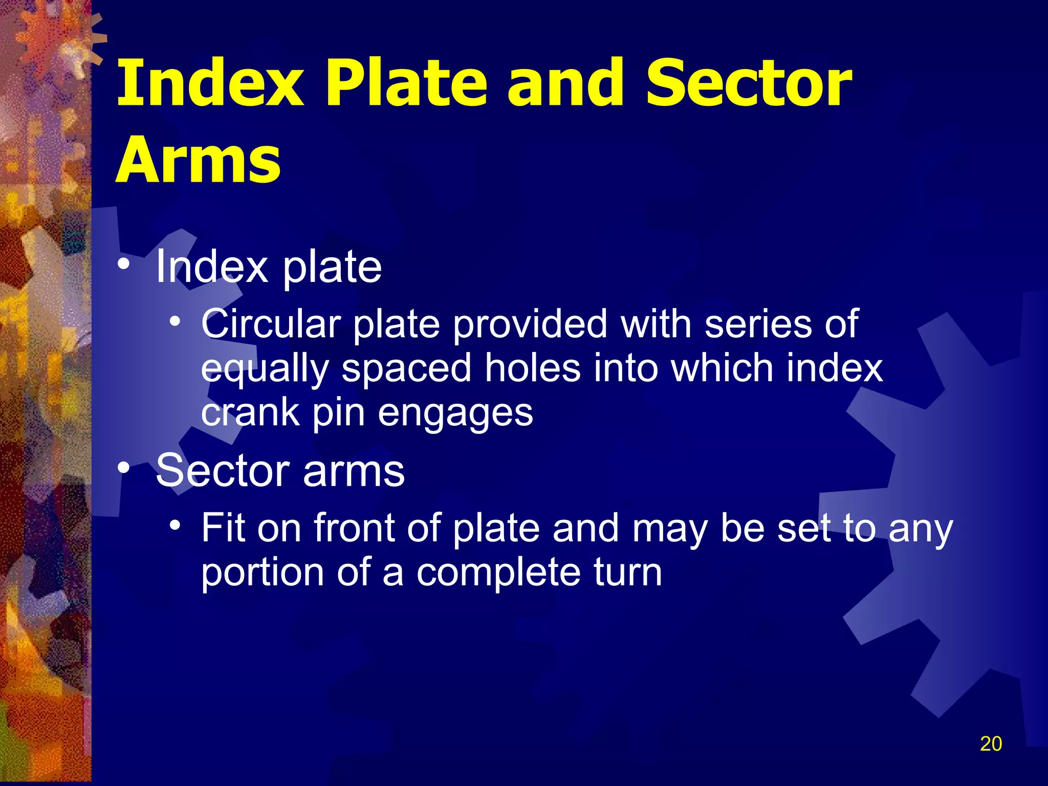 Indexing or dividing_head | PPT