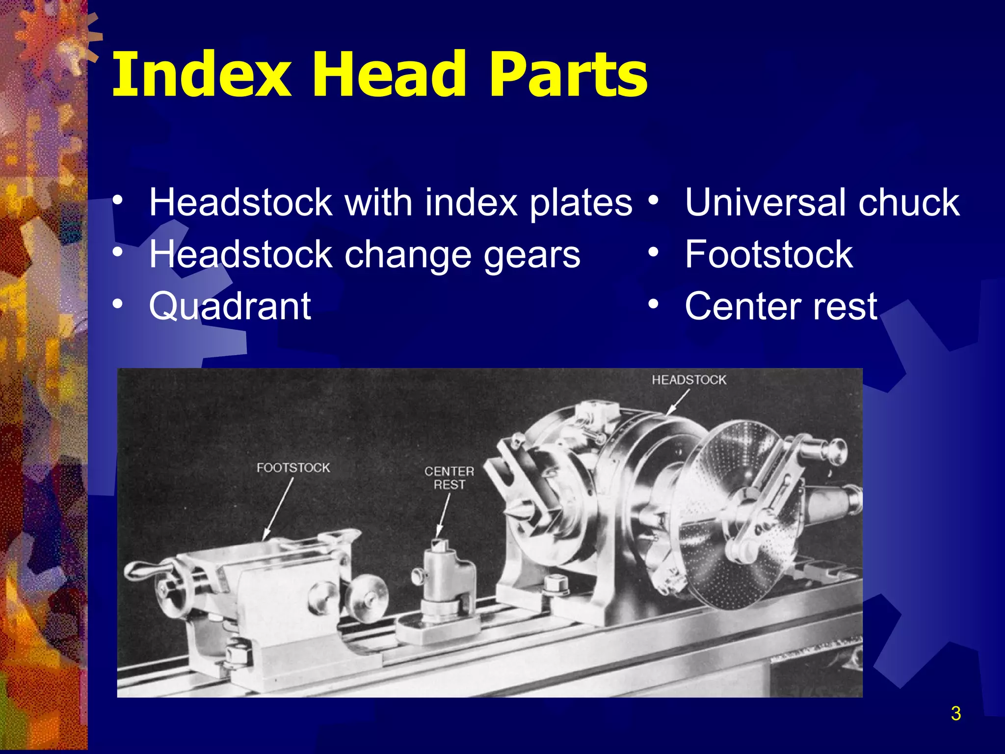 Indexing or dividing_head | PPT