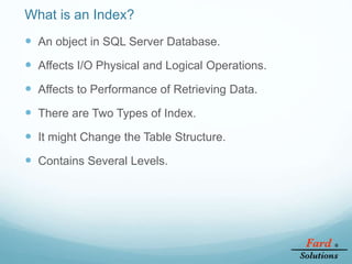 SQL Server Index and Partition Strategy | PPT
