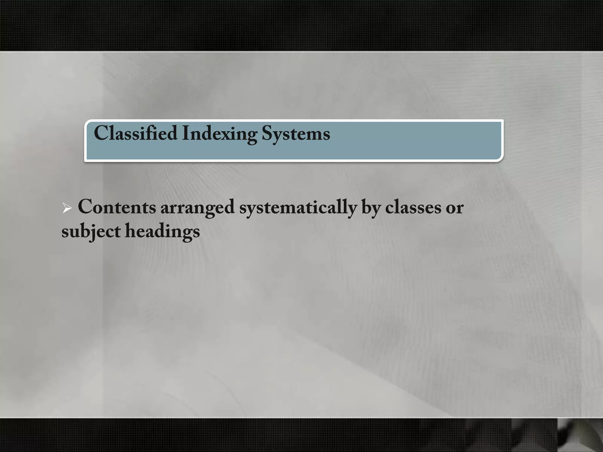 Indexing+report roxane | PPT