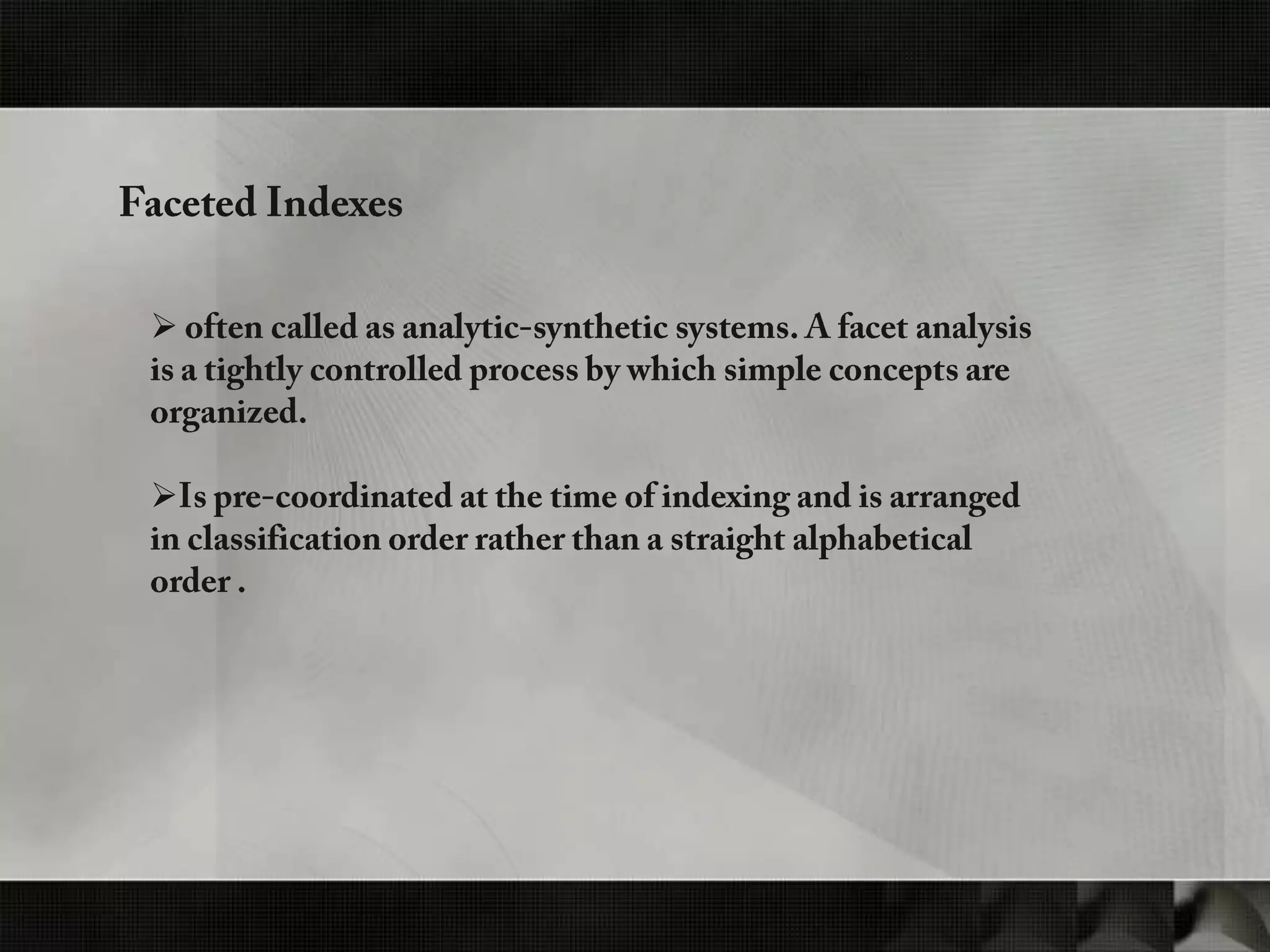 Indexing+report roxane | PPT