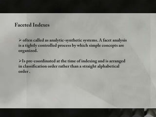 Indexing+report roxane | PPT