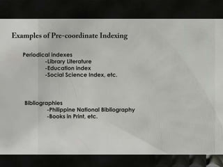 Indexing+report roxane | PPT