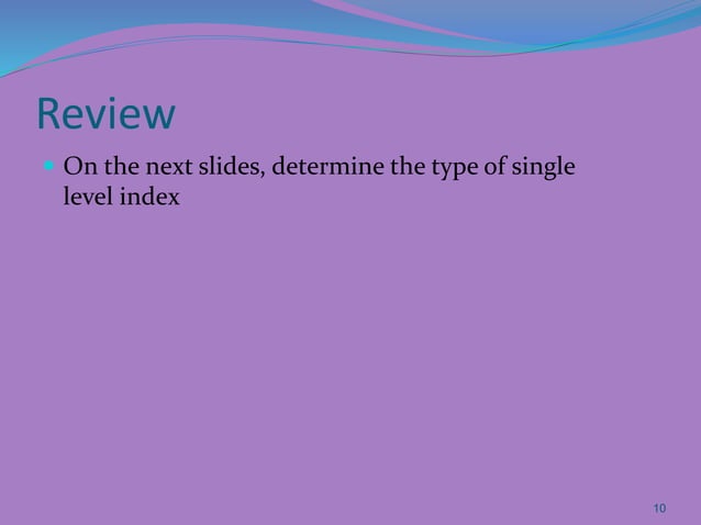 Indexing structure for files | PPTX
