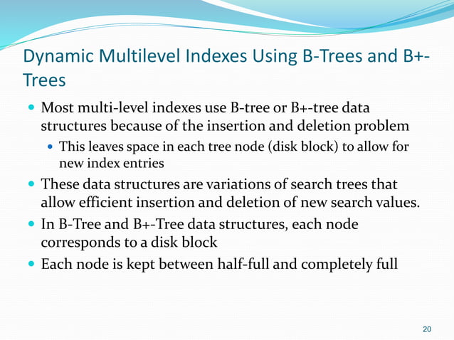 Indexing structure for files | PPTX