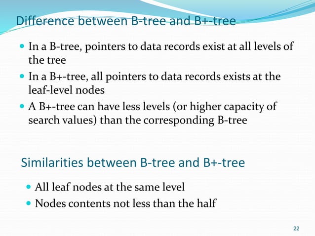 Indexing structure for files | PPTX