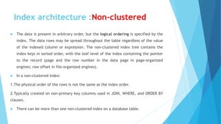 Indexing techniques | PDF
