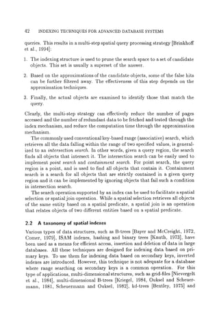 Indexing techniques for advanced database systems | PDF