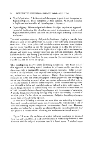 Indexing techniques for advanced database systems | PDF