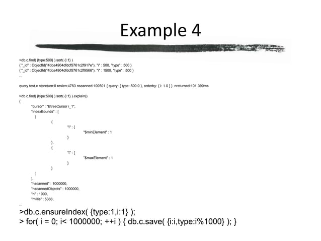 Indexing with MongoDB | PPTX