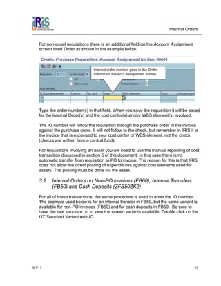 Index internal orders | PDF