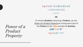 Index laws | PPTX