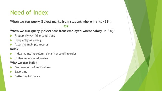 Index and types of Index used in Oracle.pptx