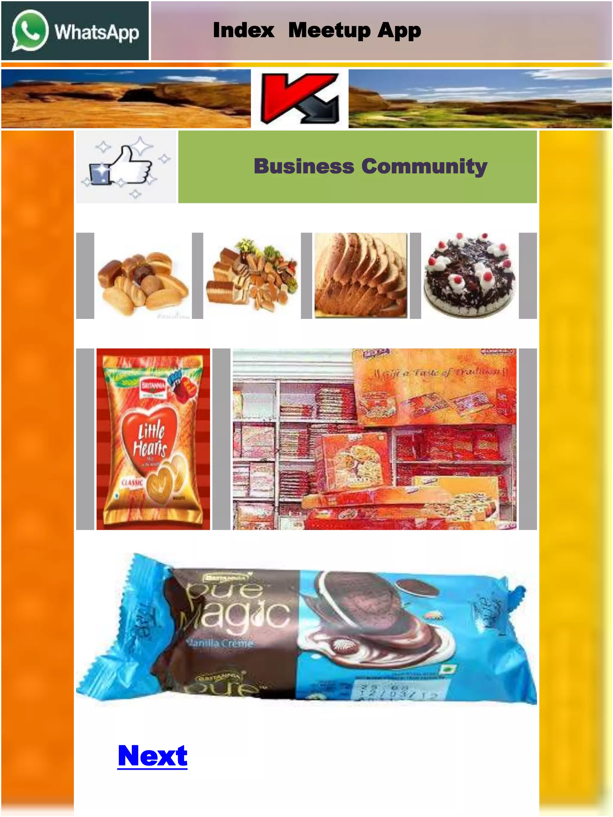 Index meetup app | PDF