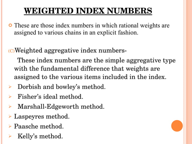 Index Number | PPT