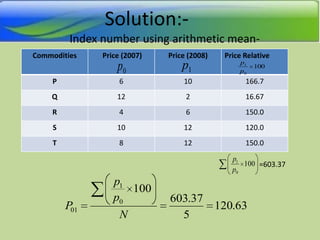 Index number | PPT