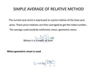 Index number | PPTX | Stocks and Bonds | Personal Investing