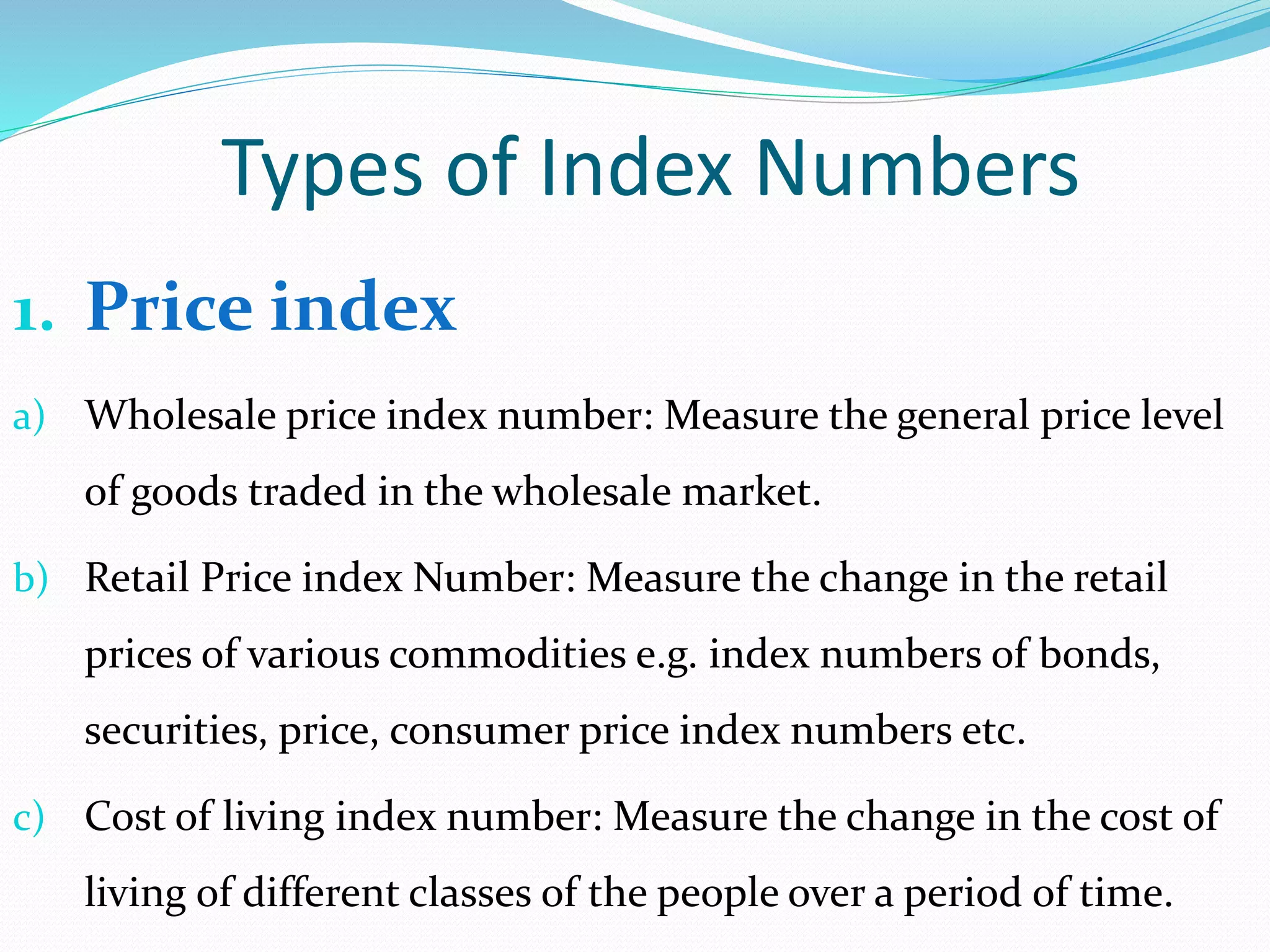 Index number | PPT